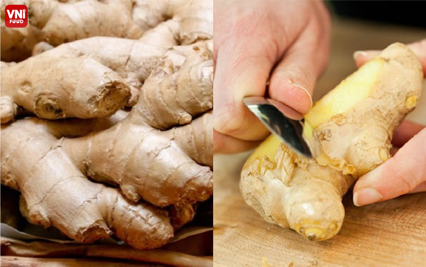 Peel the ginger - Cooking tips - https://vnifood.com