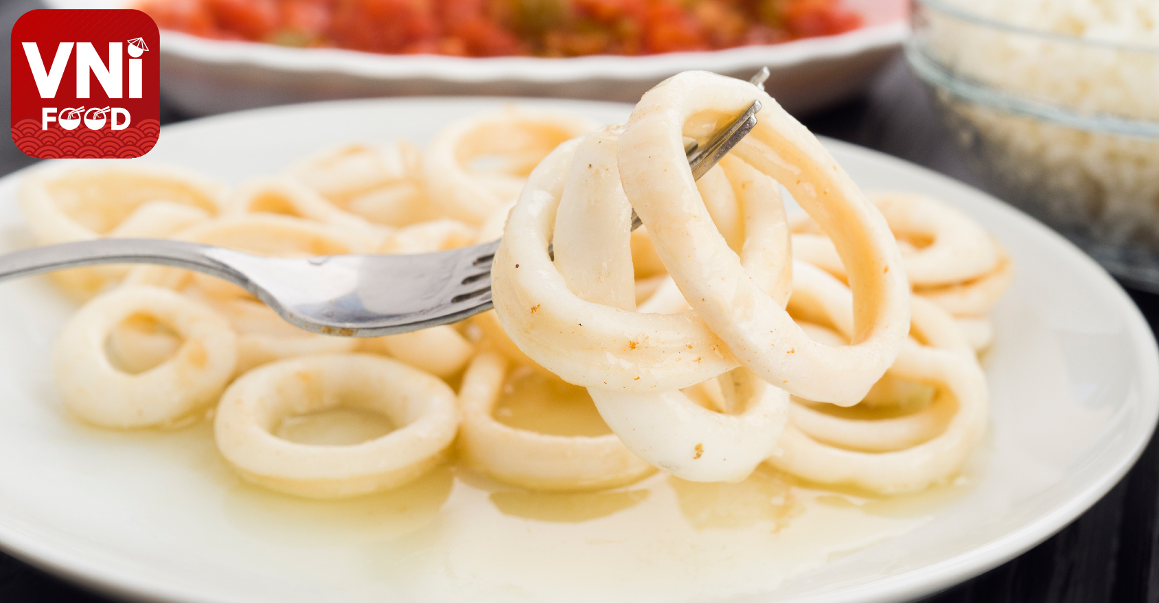 BLANCHED SQUID ON COCONUT WATER - VniFood