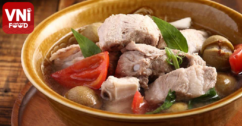 PORK RIB SOUP WITH SAU FRUIT - VniFood