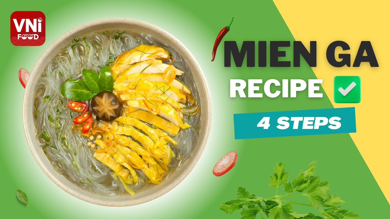 Mien Ga - Vietnamese Chicken and Glass Noodle Soup - VniFood